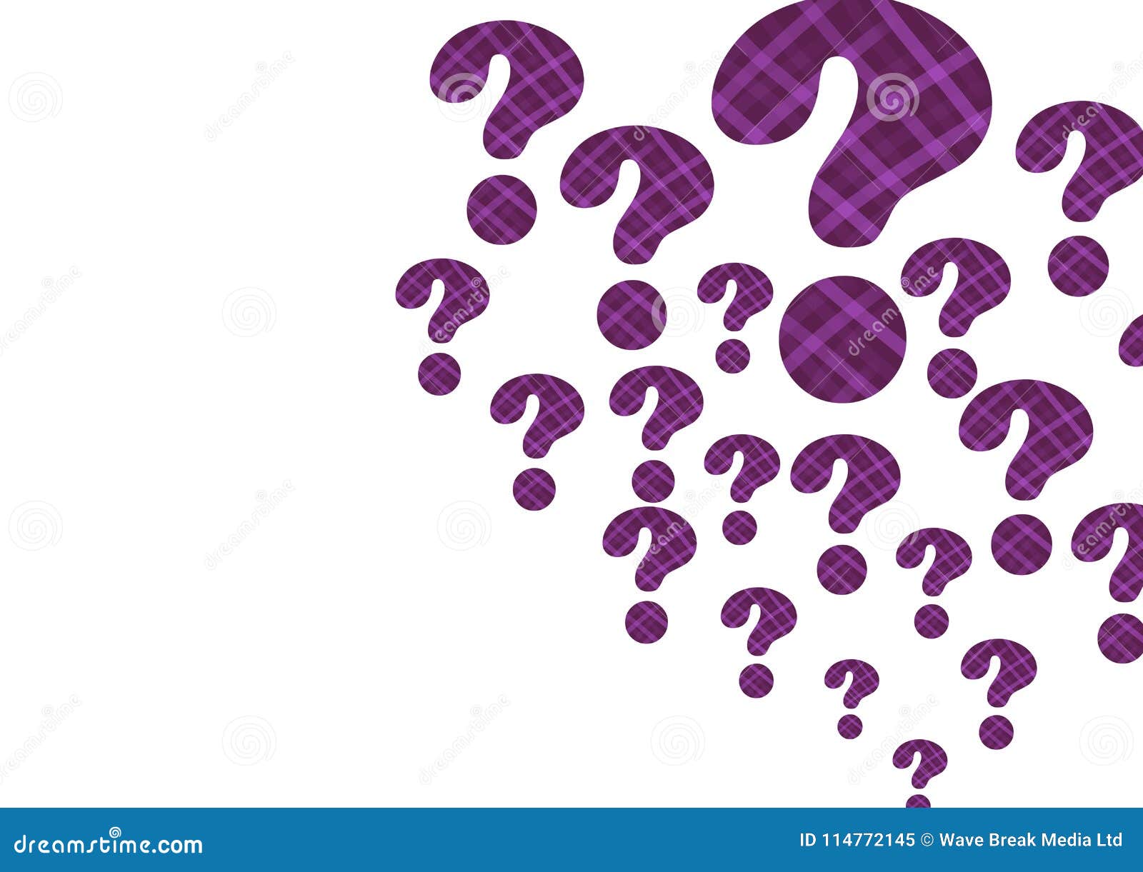Purple Thatched Question Marks Stock Illustration - Illustration of ...