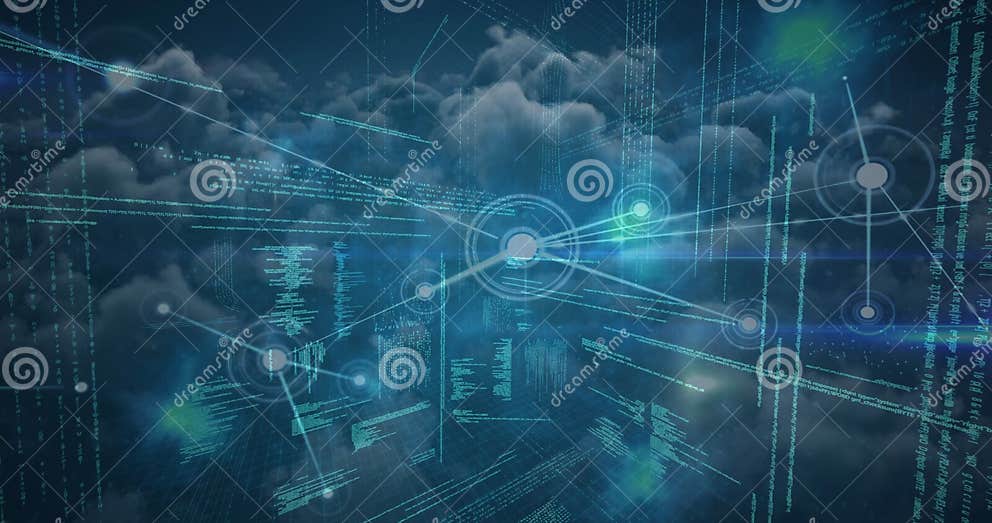 Digital Composite of Science Composition Coded Text in the Background ...