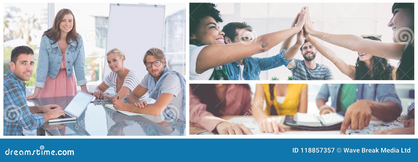 Teamwork meeting collage stock image. Image of conversation - 118857357