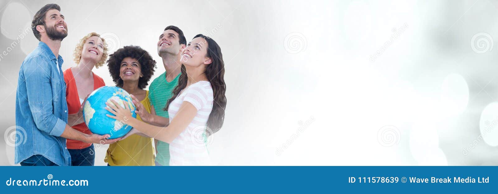 Teamwork Transition With Business People Together In Circle Royalty ...