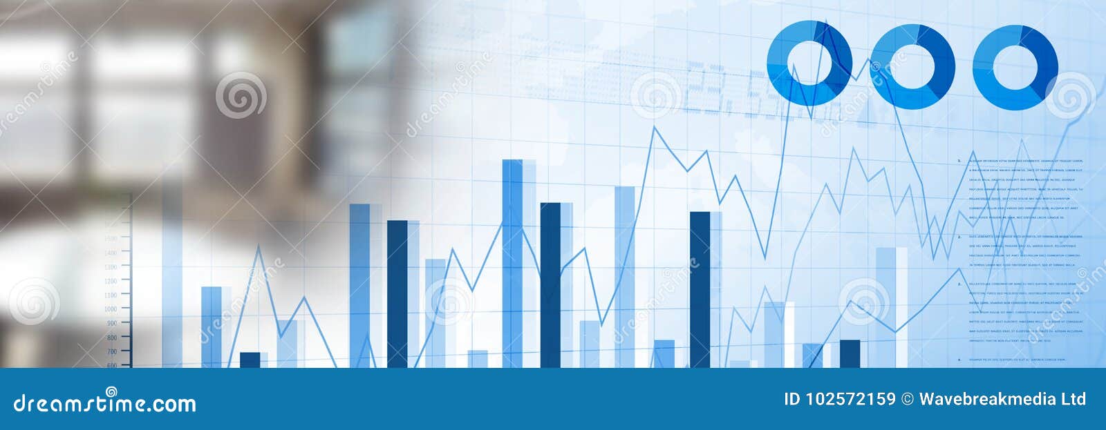Transition Effect in Bar Chart Statistics and Bright Windows Stock ...