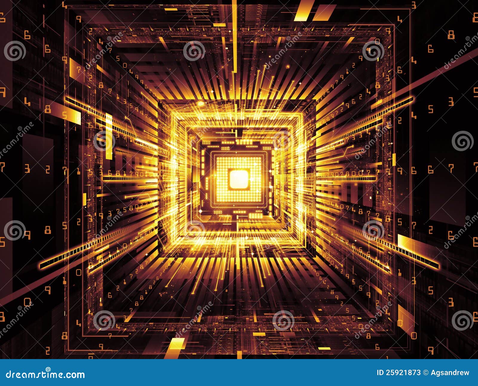 Digital Computer stock image. Image of code, computer - 25921873