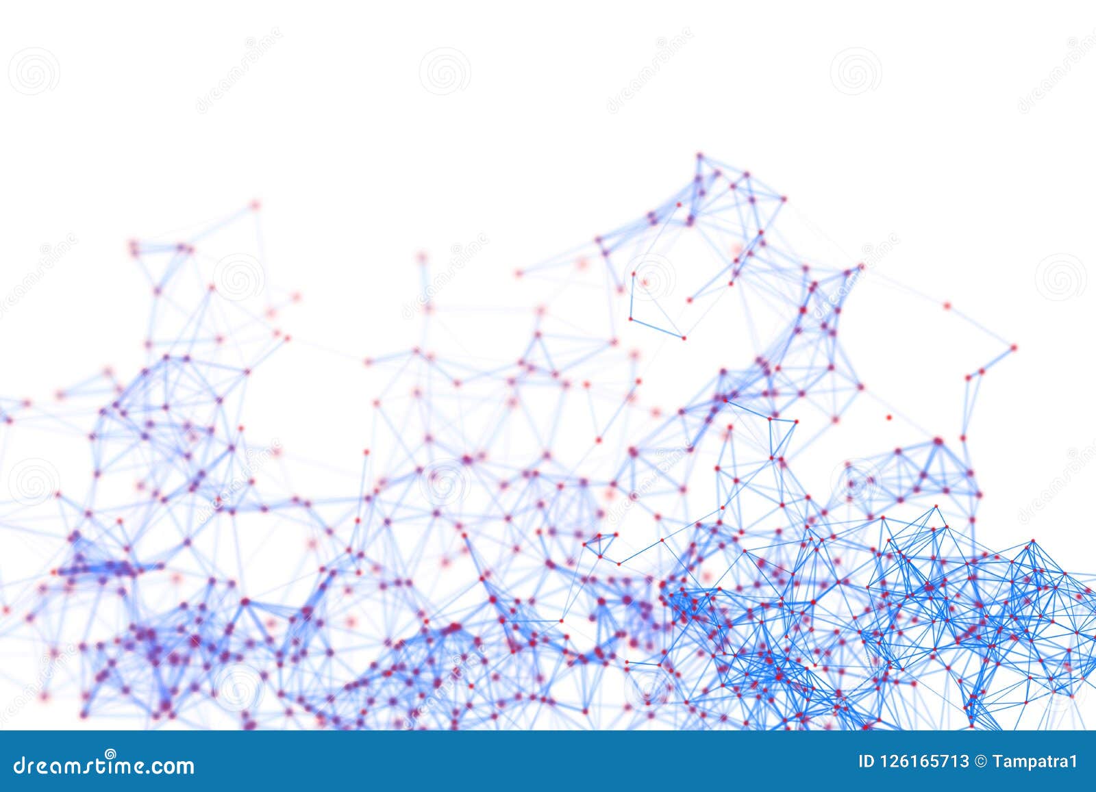 Digital Computer Data and Network Connection Triangle Lines and Stock ...