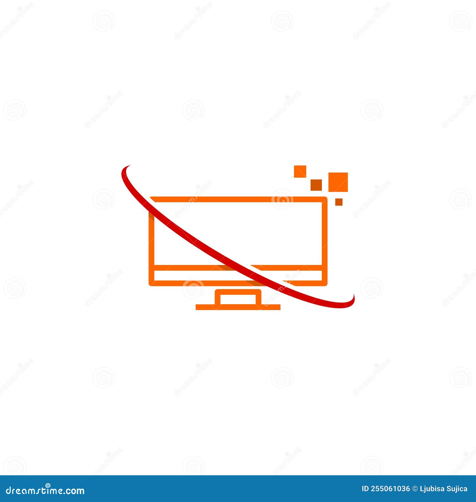 Digital Computer Logo Template. Computer Service Logo Design Isolated ...