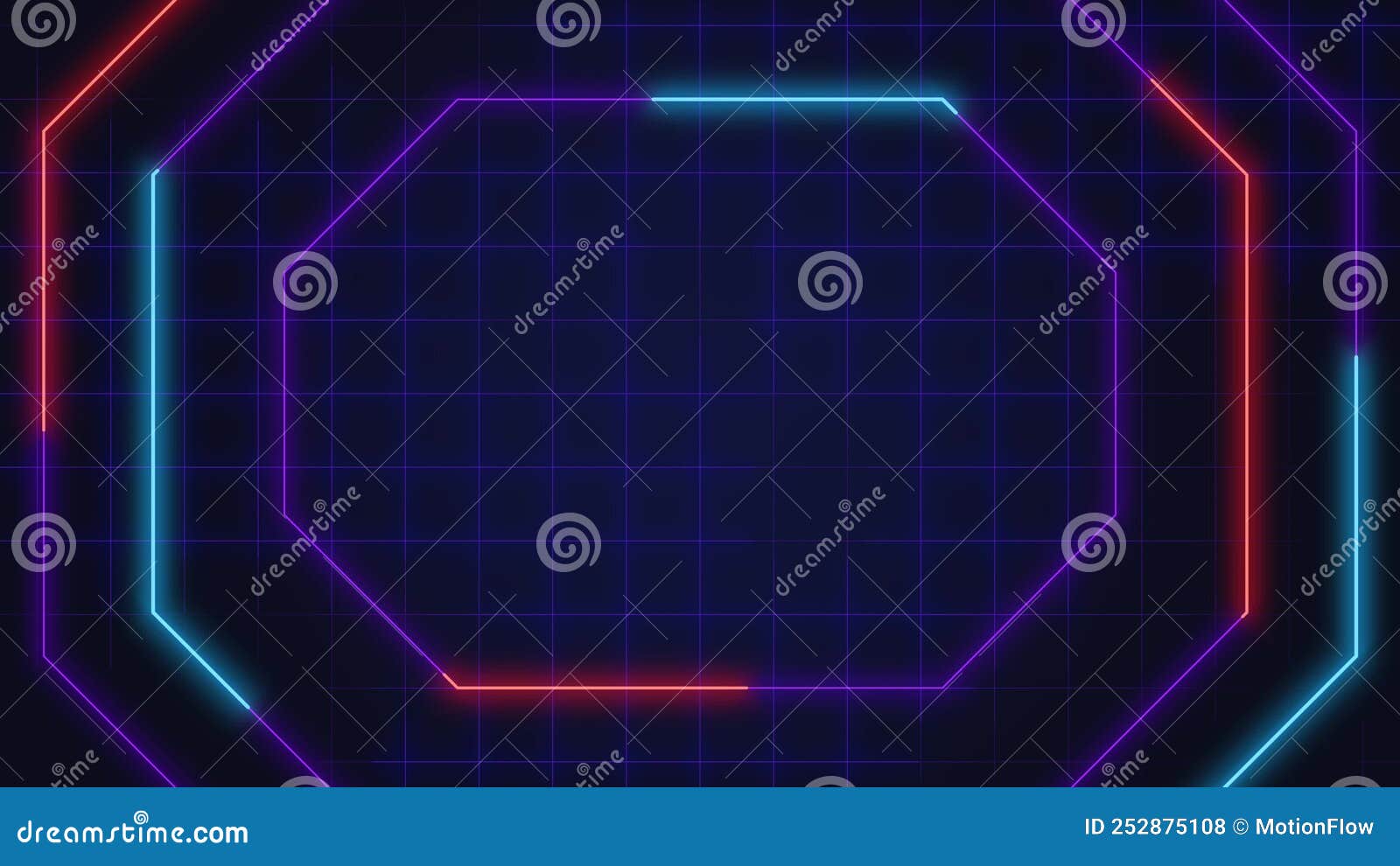 Digital Computer Screen with Lines and Grid Stock Footage - Video of ...
