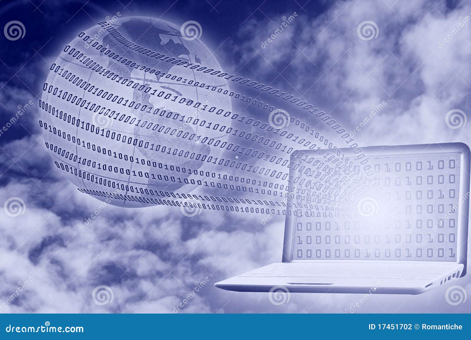 Digital concept stock photo. Image of cyberspace, blue - 17451702