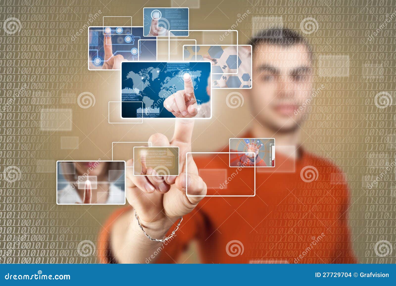 Digital concept stock illustration. Illustration of internet - 27729704