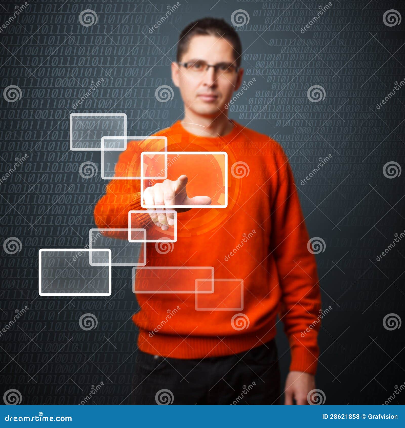 Digital concept stock illustration. Illustration of computer - 28621858