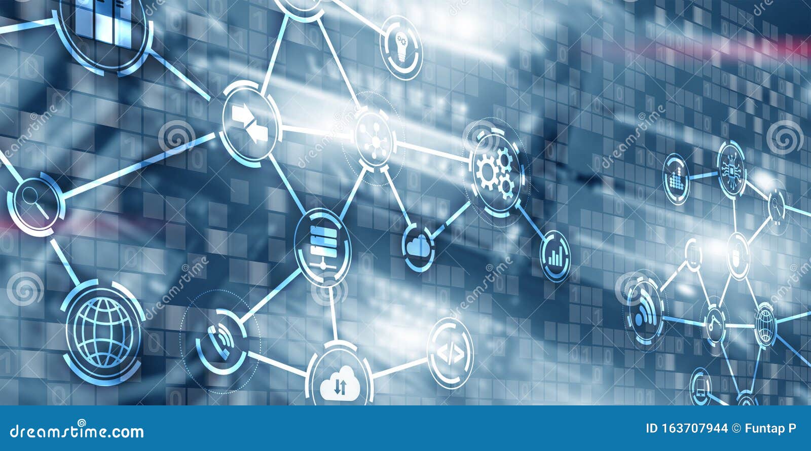 Digital Concept Internet of Things Information and Telecommunication ...