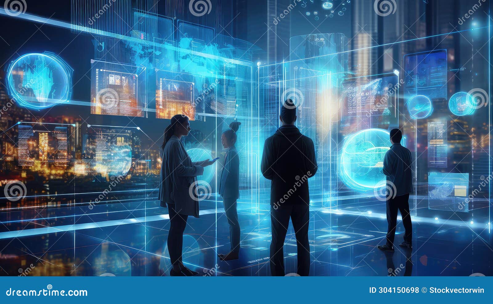 Digital Concept Tech Background Stock Illustration - Illustration of reality, creativity: 304150698