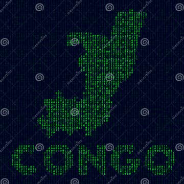 Digital Congo logo. stock vector. Illustration of hacking - 176122254