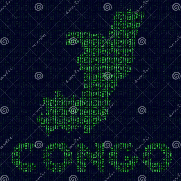 Digital Congo logo. stock vector. Illustration of hacking - 176122254