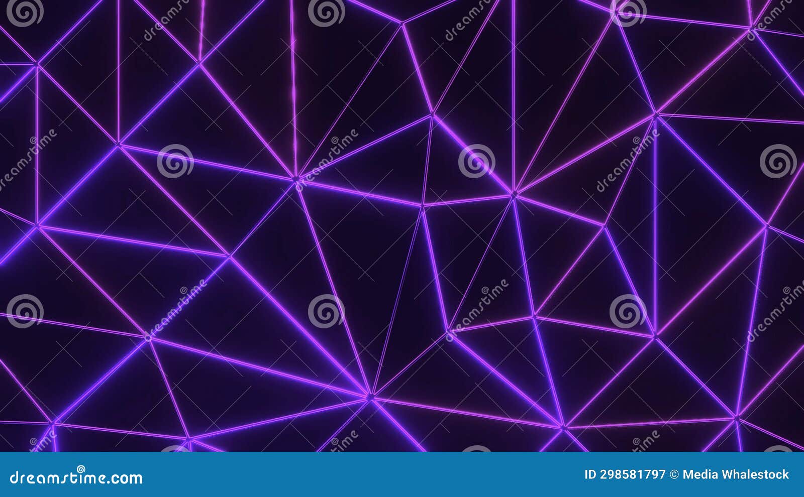 Digital Connected Lines Moving in Abstract Space. Design. Network Pink ...