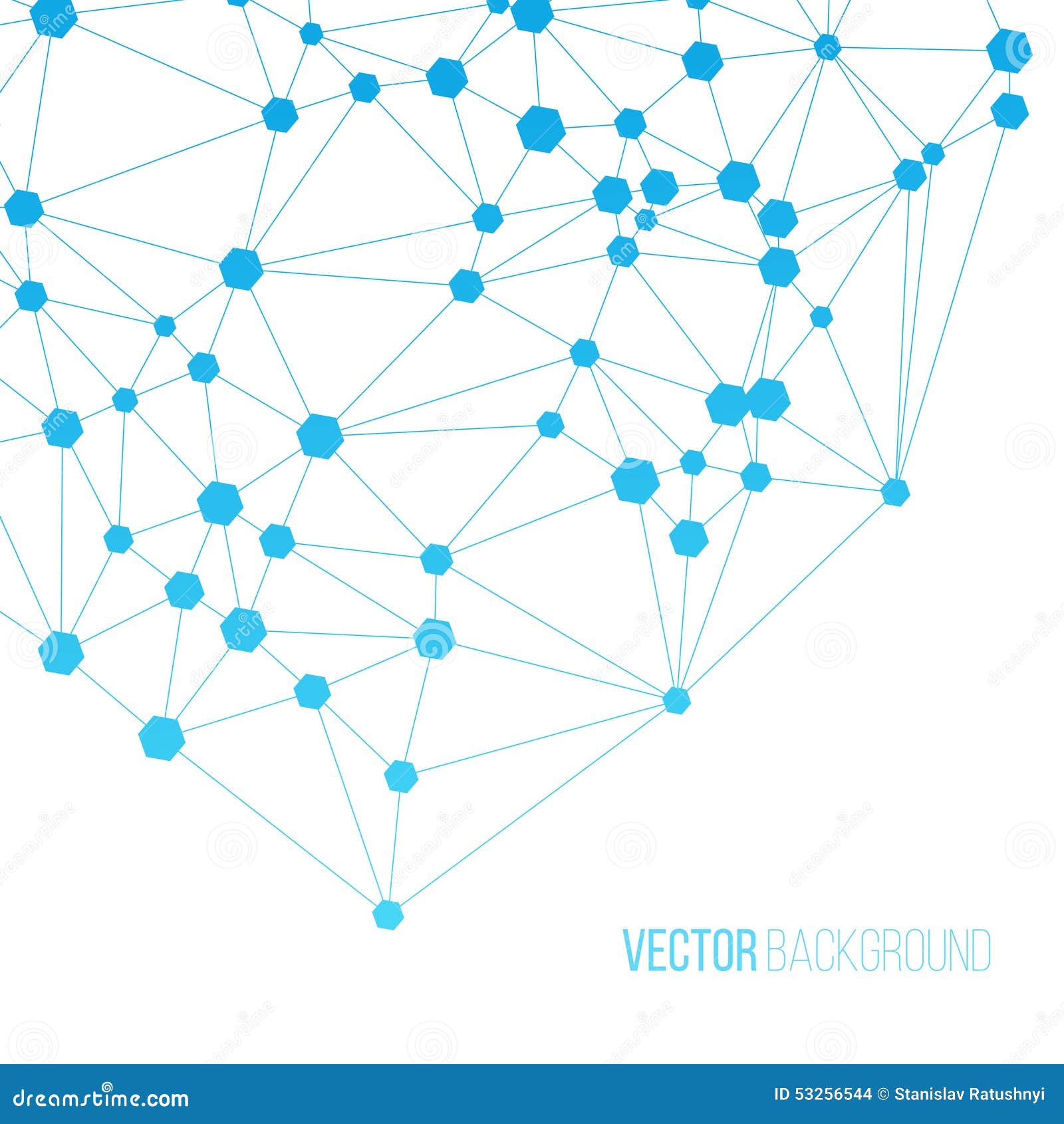 Digital Connection Background Stock Vector - Illustration of modern ...