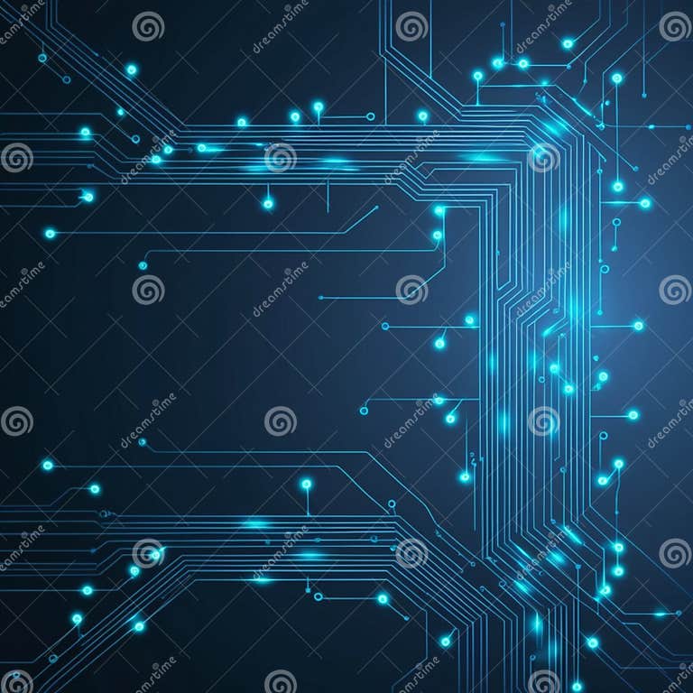 Digital Connection Background for Seamless Technology Integration and ...