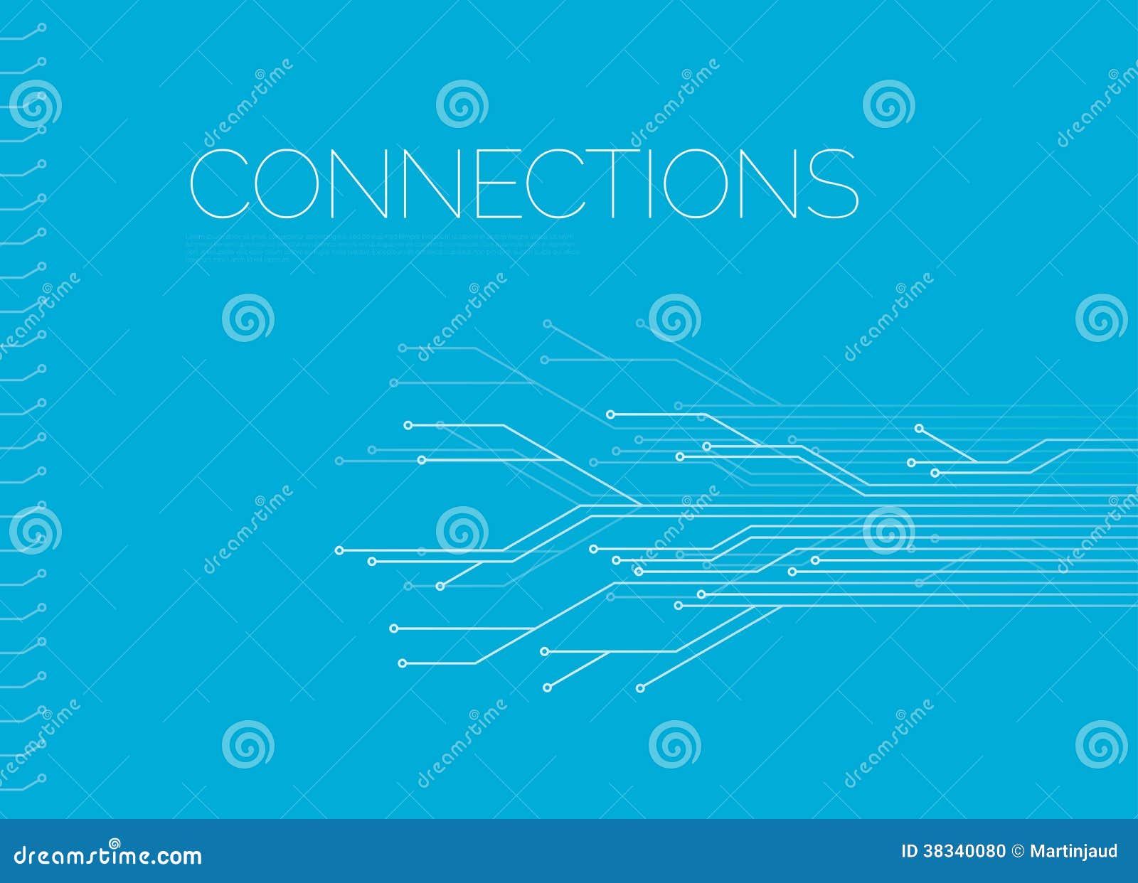 Digital Connection Network Design Stock Vector - Illustration of design ...