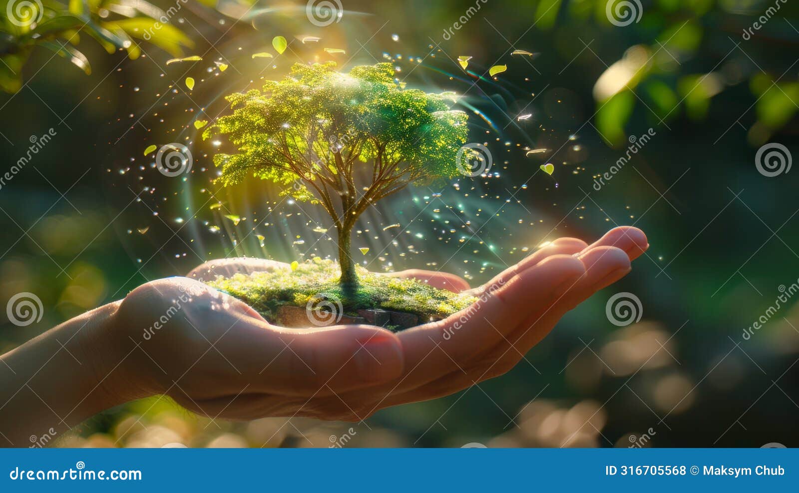 Digital Connection Reveals Vibrant Merging Tree, Symbolizing ...