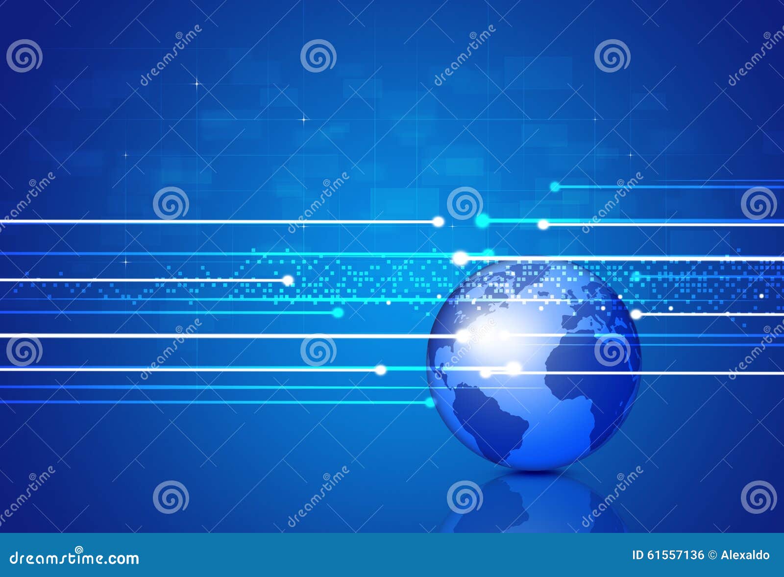 Digital Connections Technology Background Stock Illustration ...