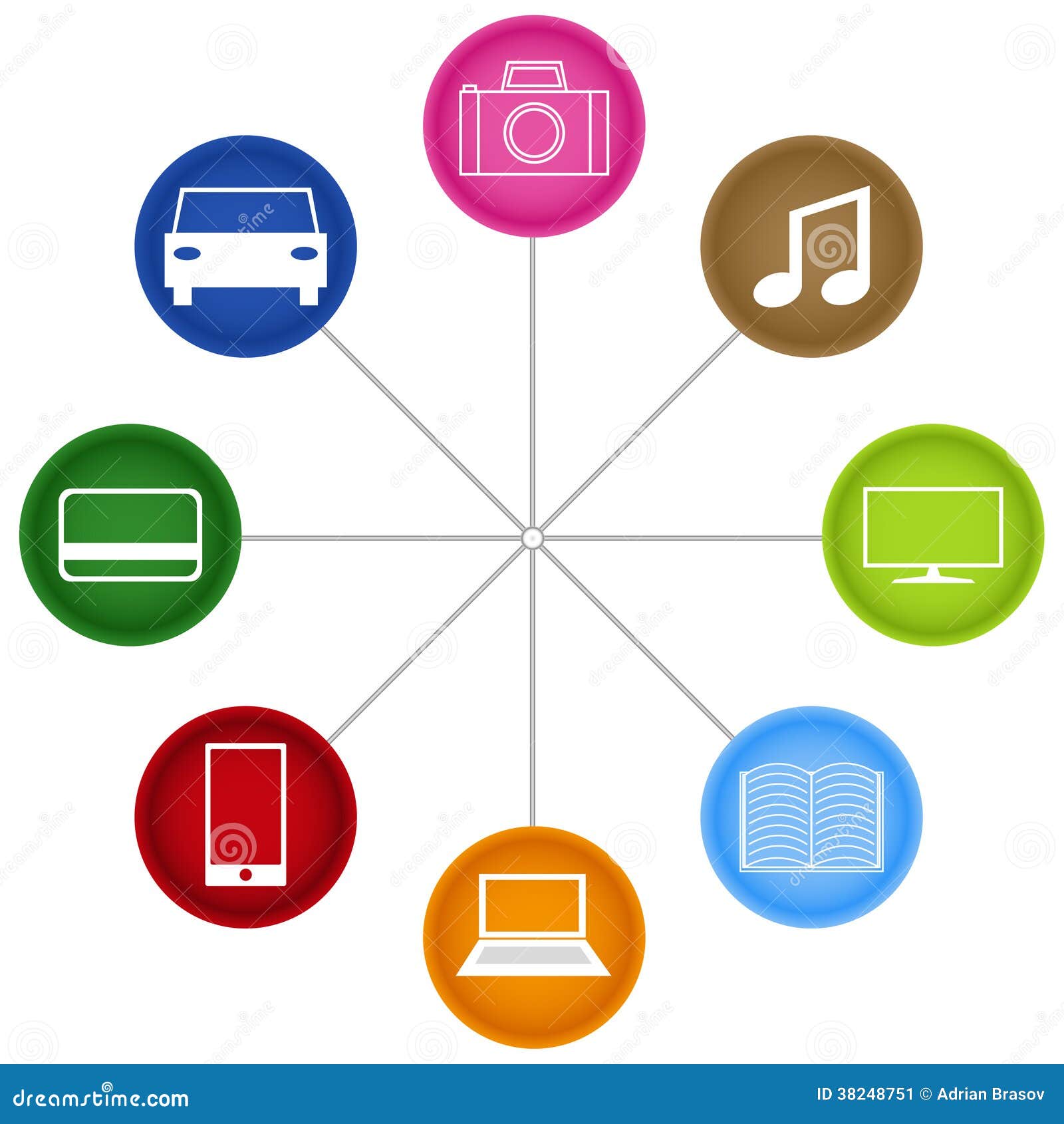 Digital connectivity stock vector. Illustration of connectivity - 38248751