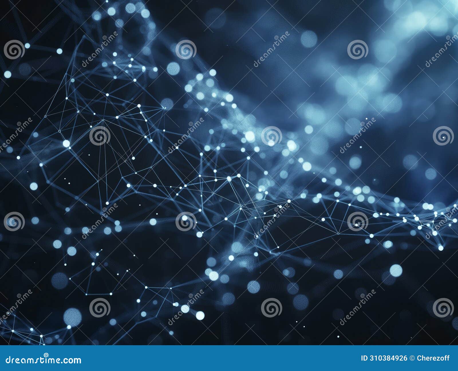 Digital Connectivity Abstract Network Background Stock Photo - Image of ...