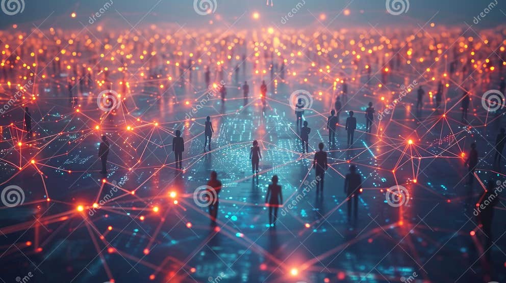 Digital Connectivity, an Artistic Representation of Global Digital ...