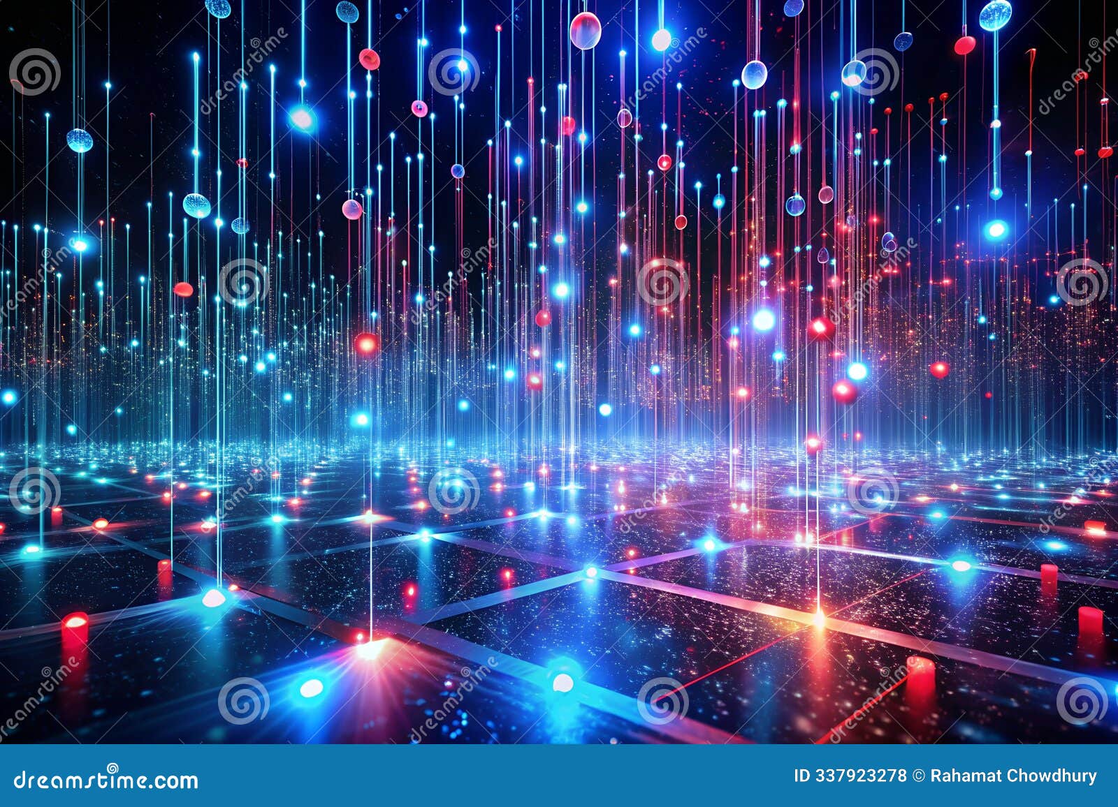Digital Connectivity Network Abstract Background Stock Illustration ...