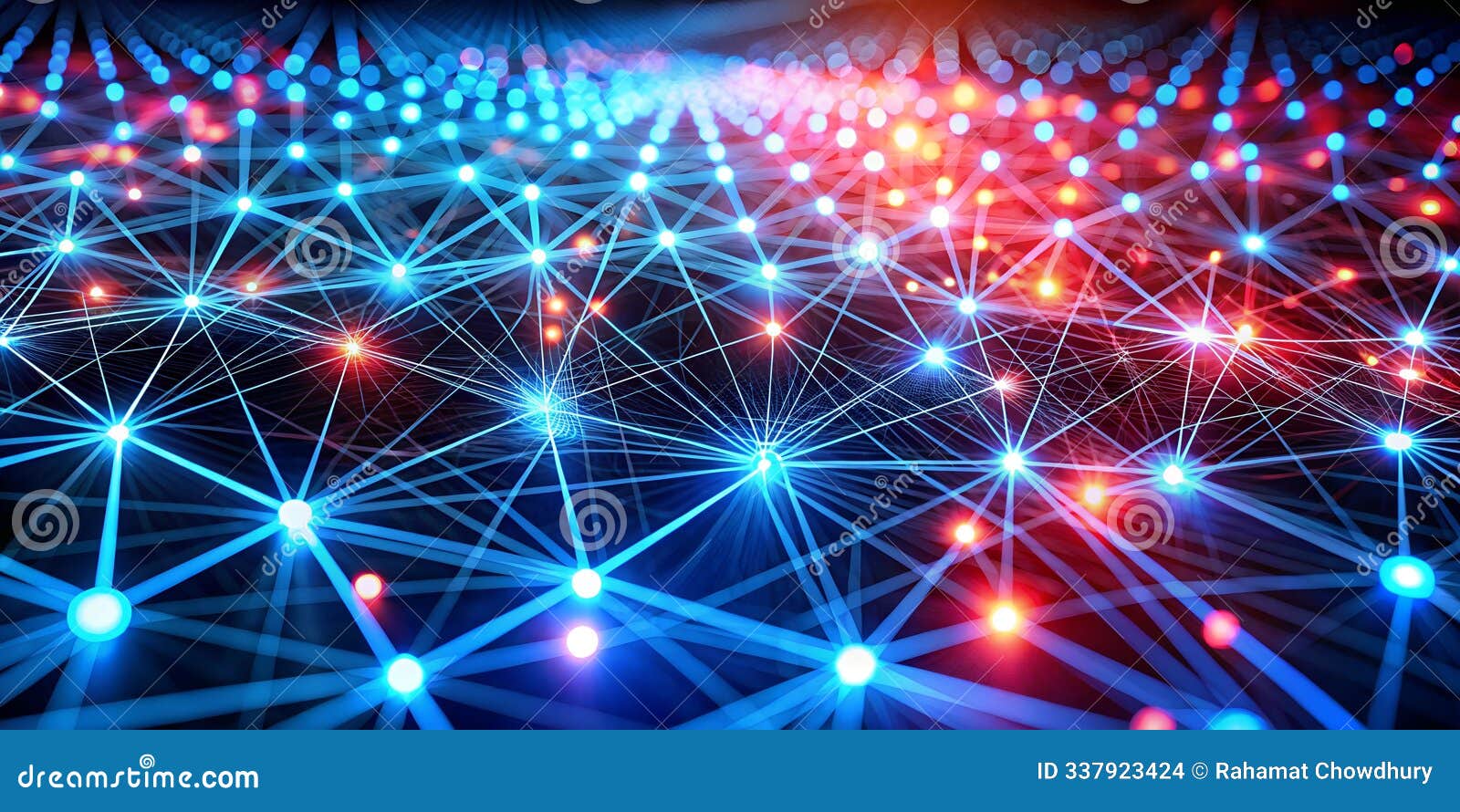Digital Connectivity Network Abstract Background Stock Illustration ...