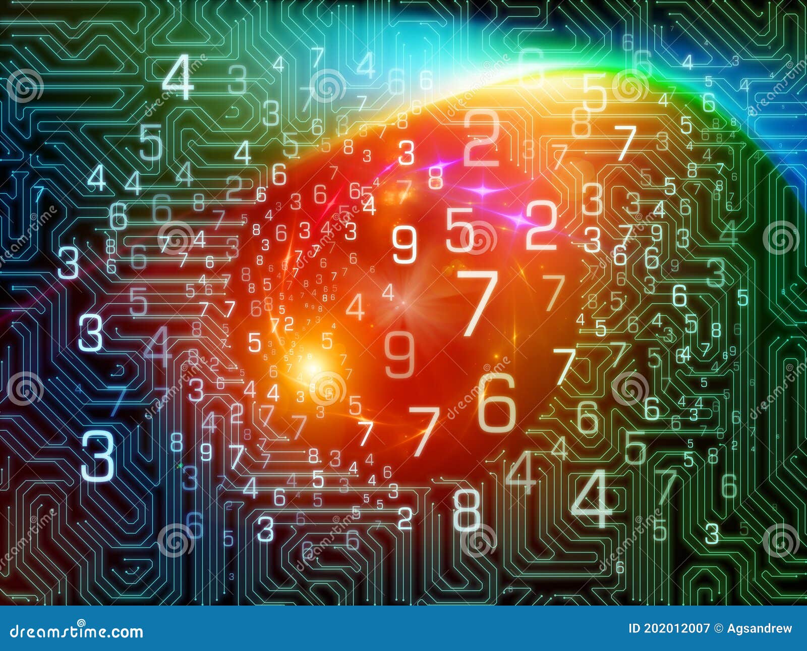 Digital Connectivity stock illustration. Illustration of knowledge ...