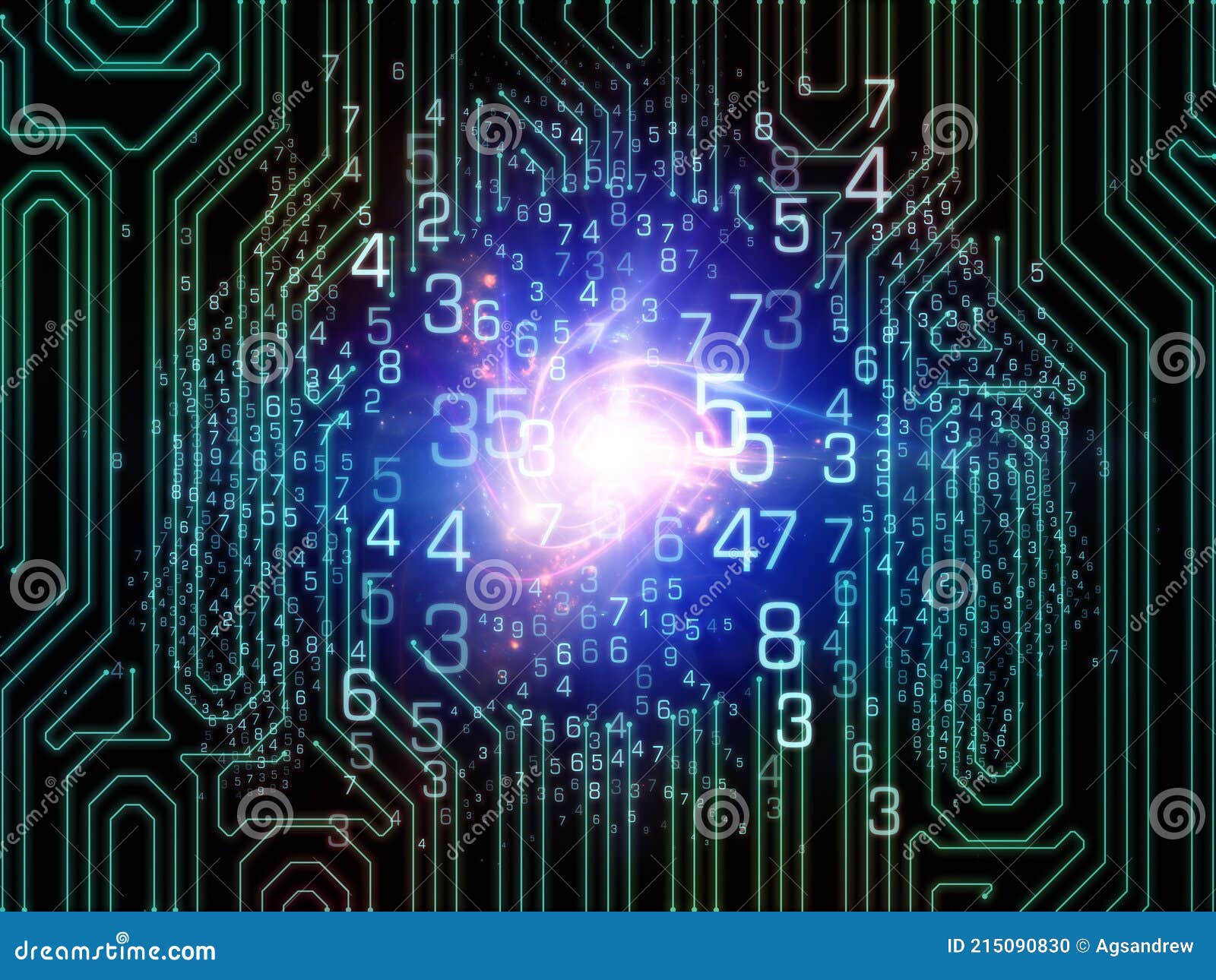 Digital Connectivity stock illustration. Illustration of count - 215090830