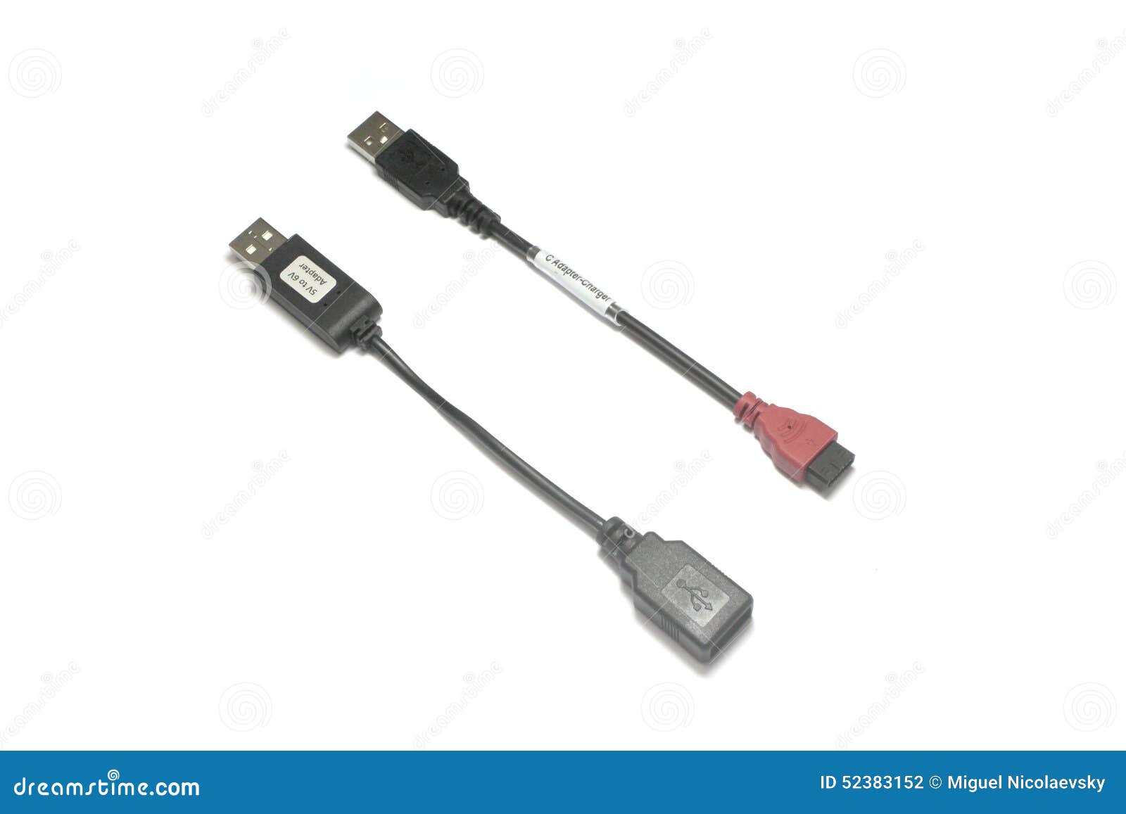 Digital Connector for Features Mobile and Smart Phones Stock Photo ...