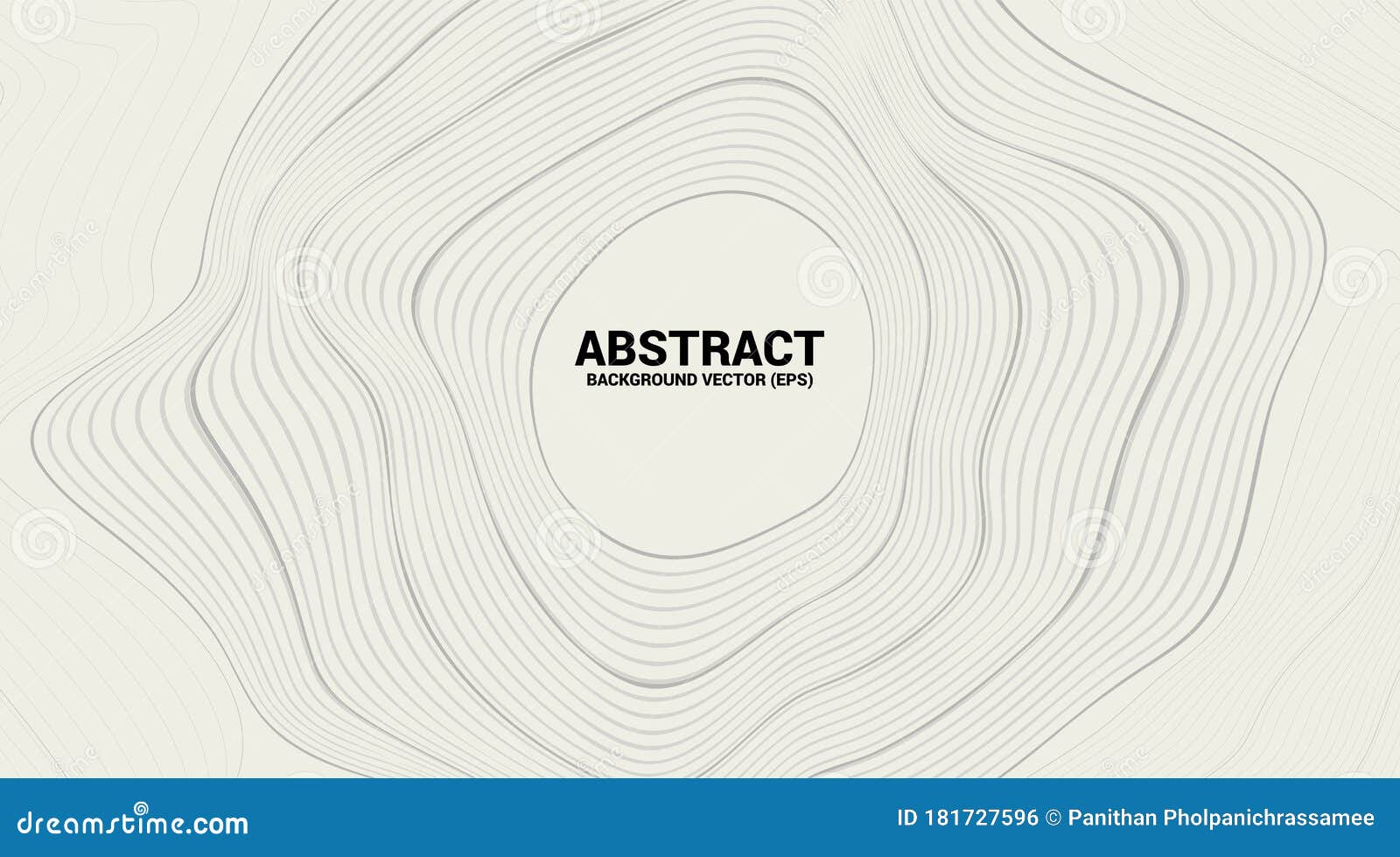 Digital Contour Curve Line and Wave with Wireframe . Stock Vector ...