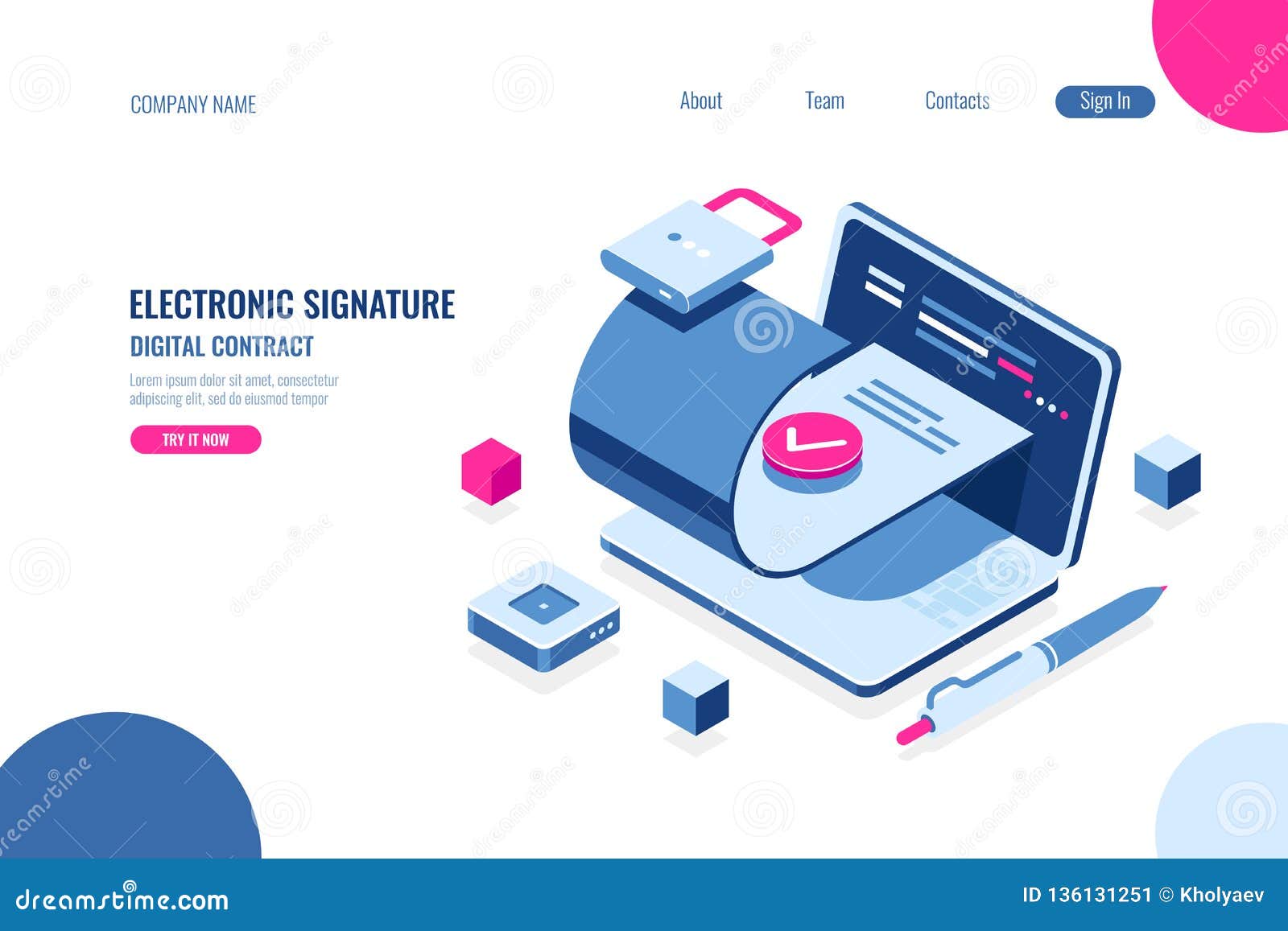 Digital Contract, Electronic Signature of the Document, Authentic File ... Digital Contract, Electronic Signature of the Document, Authentic File ...