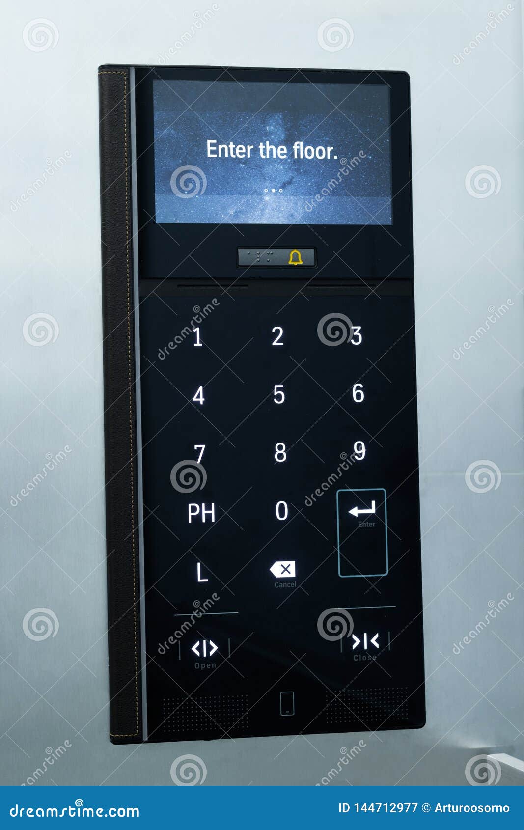 Digital Control of an Elevator Stock Image - Image of digital, lift ...