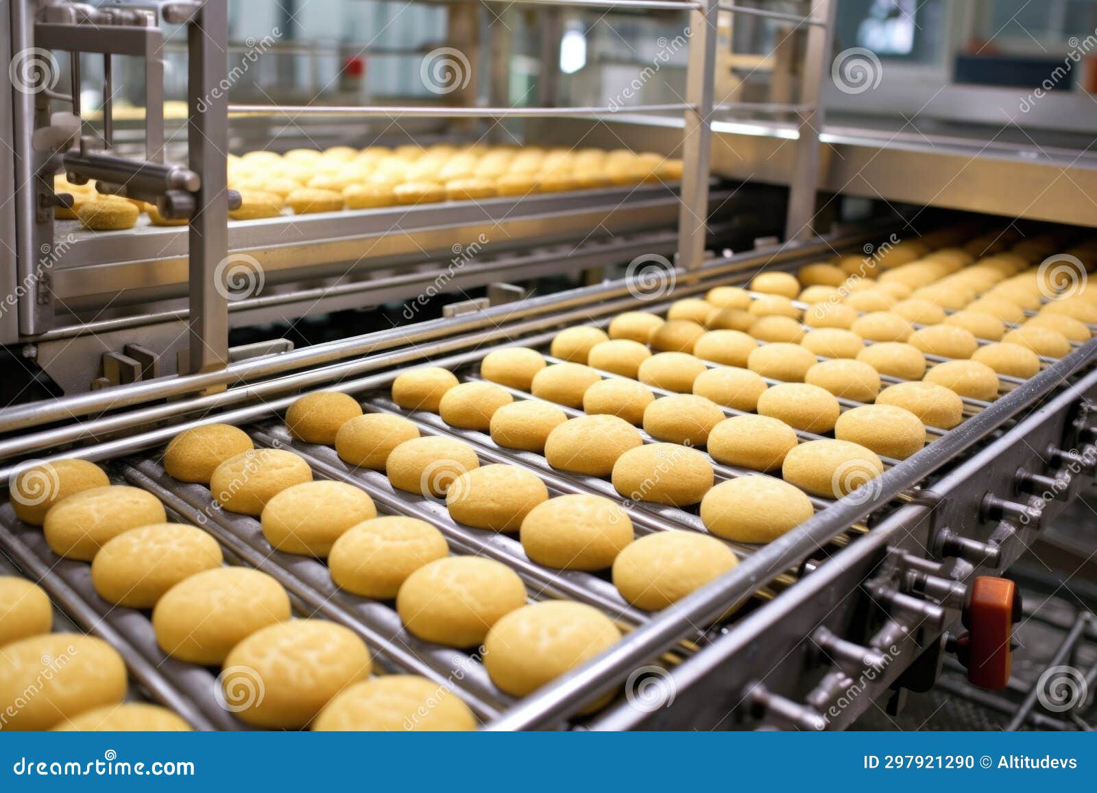 Digital Control Panel for Gluten-free Bread Production Line Stock Photo ...