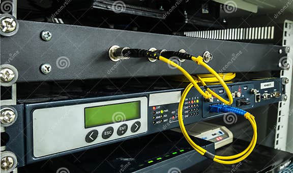 Digital Control Panel Power Supply for Data Center Stock Image - Image ...
