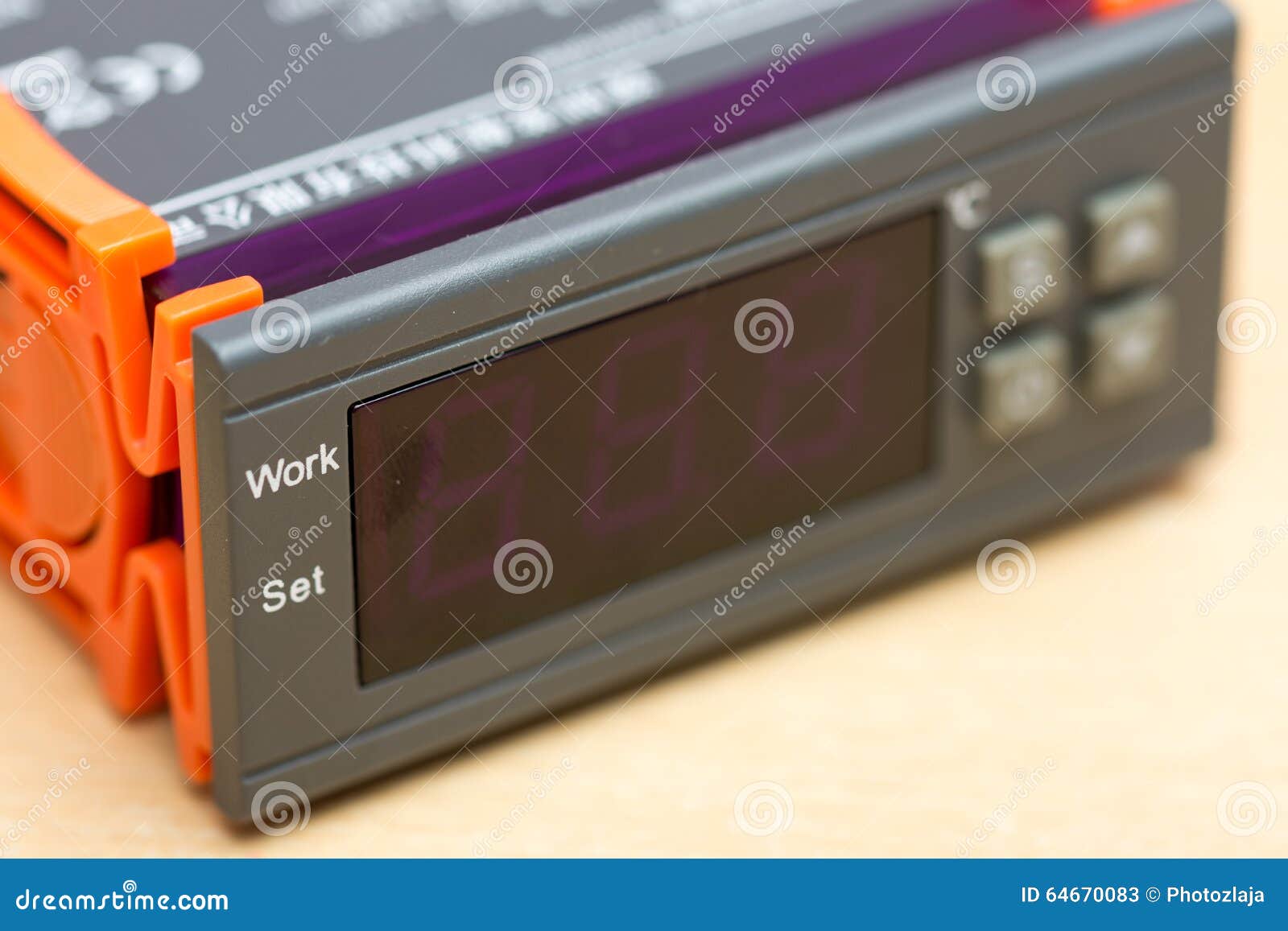 Digital Controller Lcd Panel Screen Stock Image - Image of monitoring ...