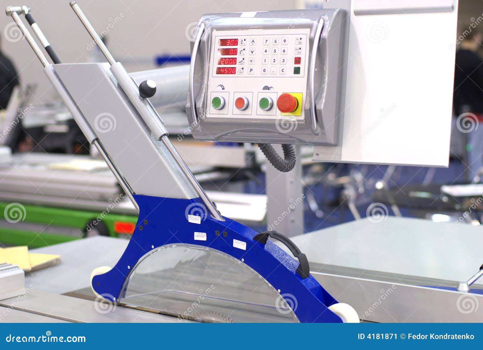 Digital controls stock image. Image of factory, digital - 4181871