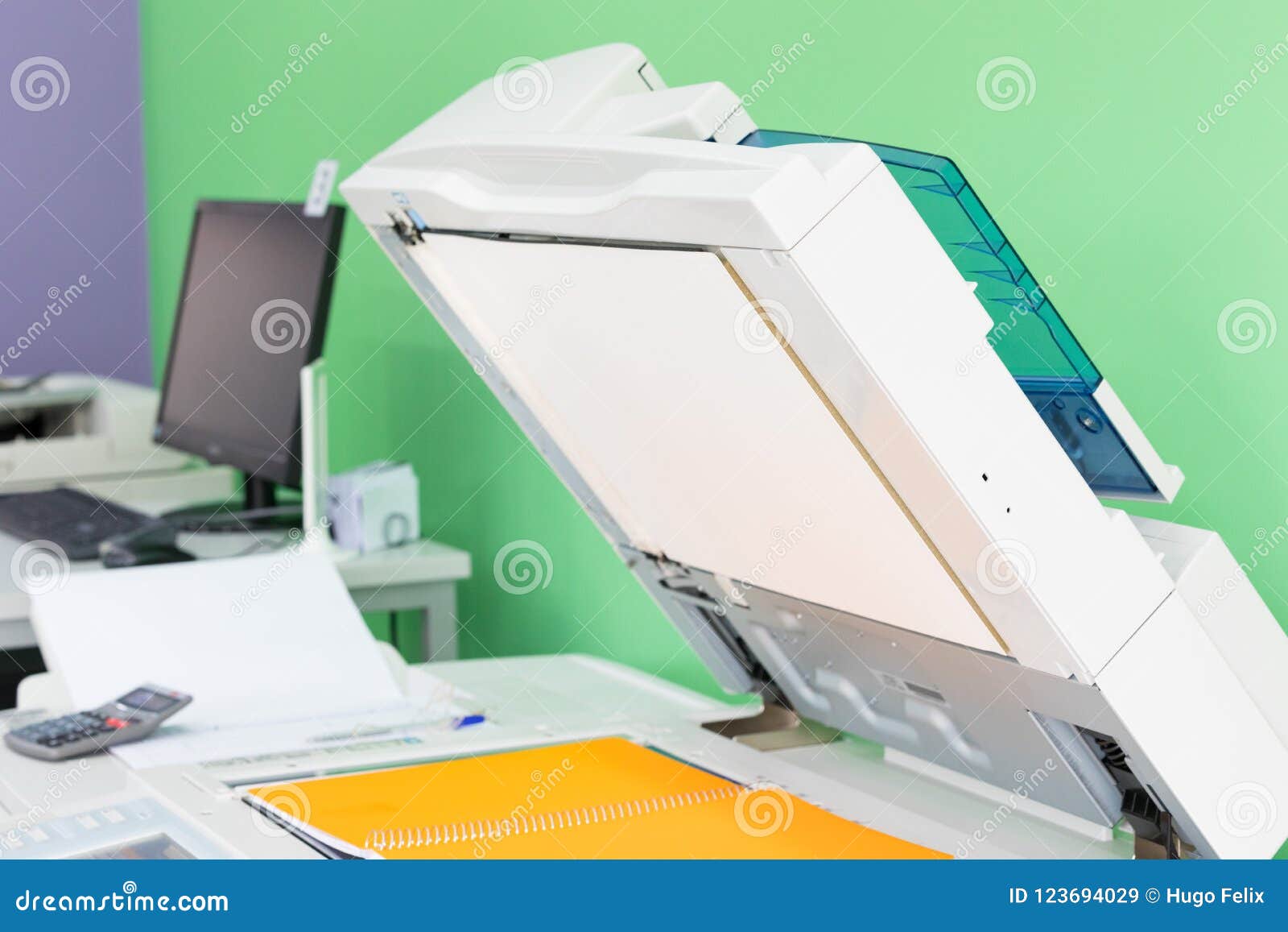 Digital copy machine stock image. Image of hardware - 123694029