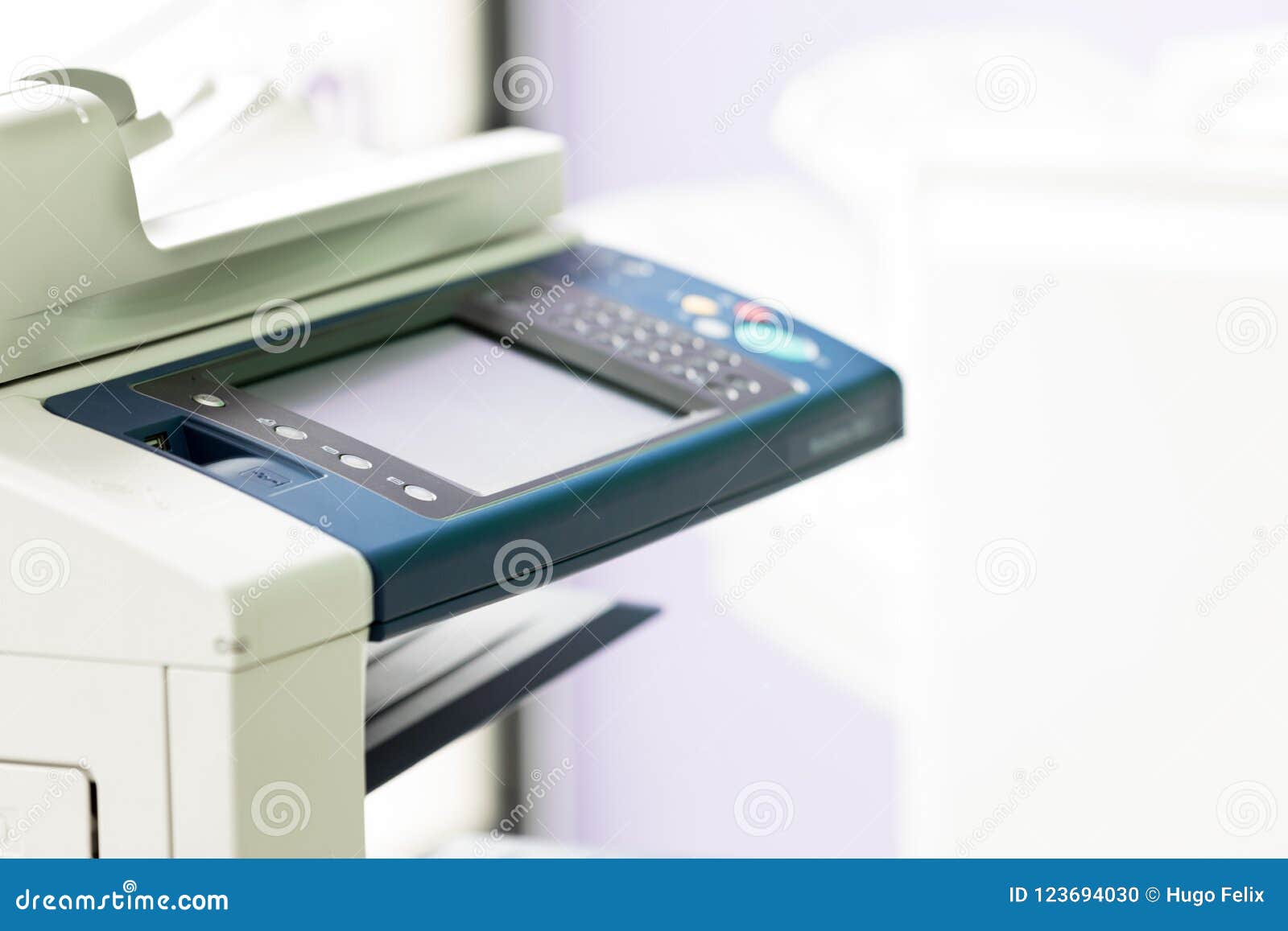 Digital copy machine stock photo. Image of business - 123694030
