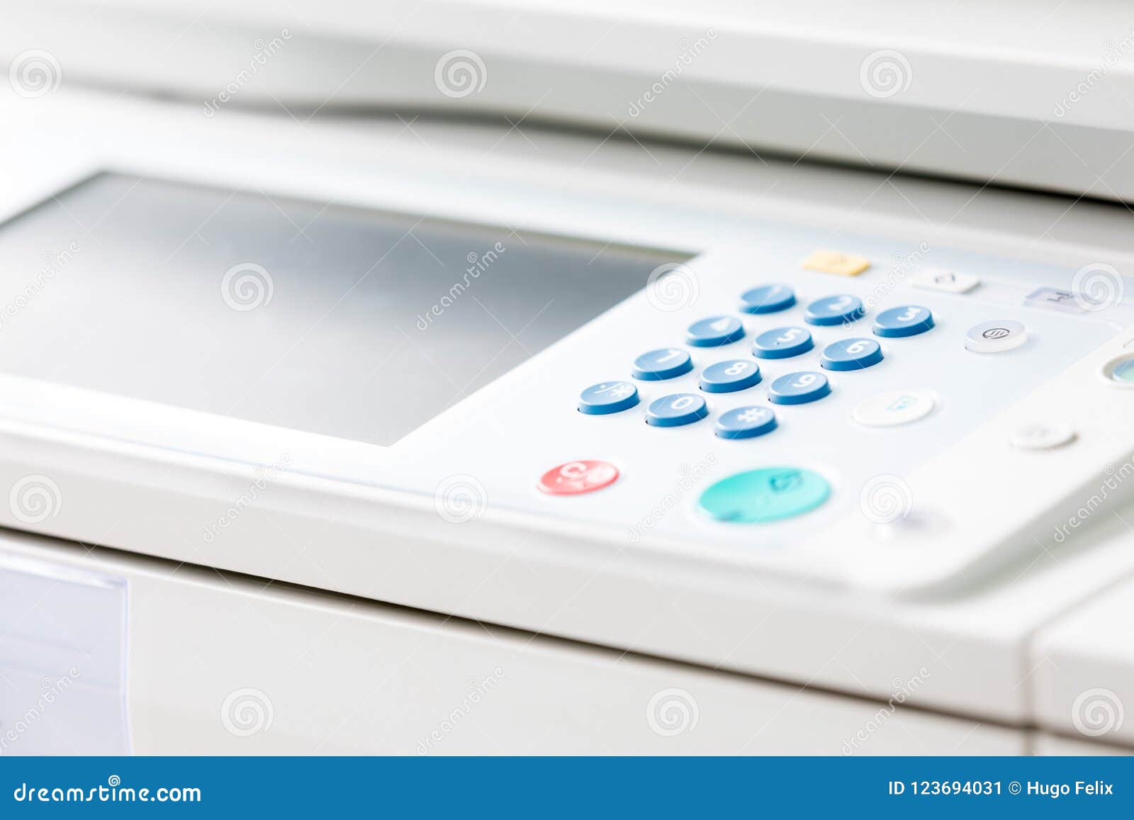 Digital copy machine stock image. Image of device, paperwork - 123694031