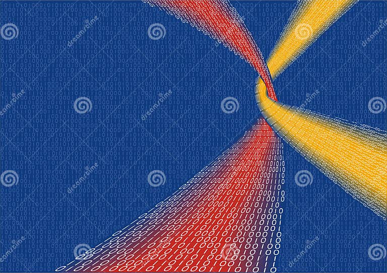 Digital crossroads stock vector. Illustration of intersection - 17070368