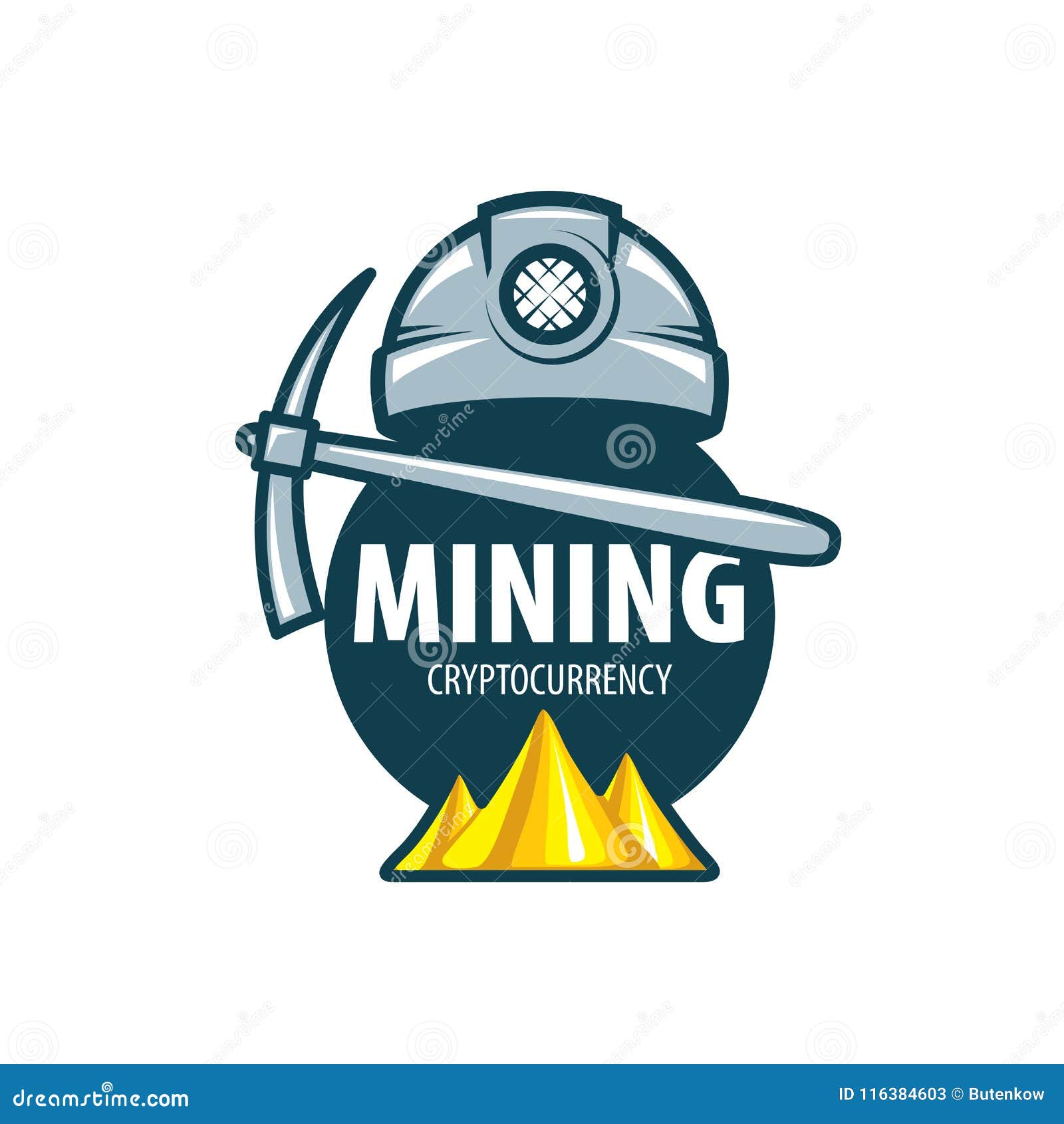 Digital currency mining stock vector. Illustration of digital - 116384603