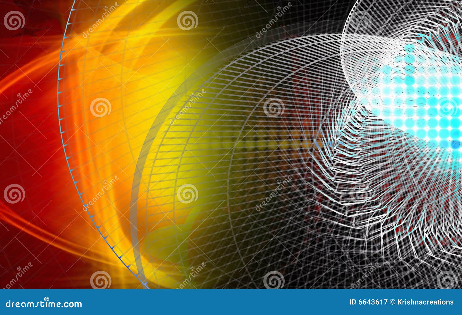 Digital curve technology stock illustration. Illustration of abstract ...