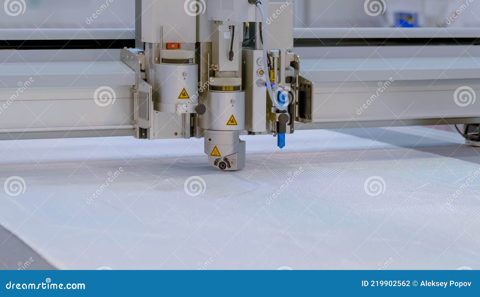 Digital Cutting System - Flatbed Cutter, Router during Work at ...