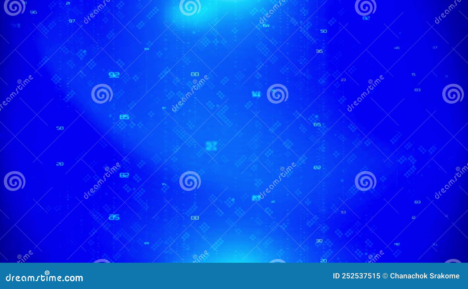Digital Cyber Space Particles with Flare Matrix Background. Stock Video ...