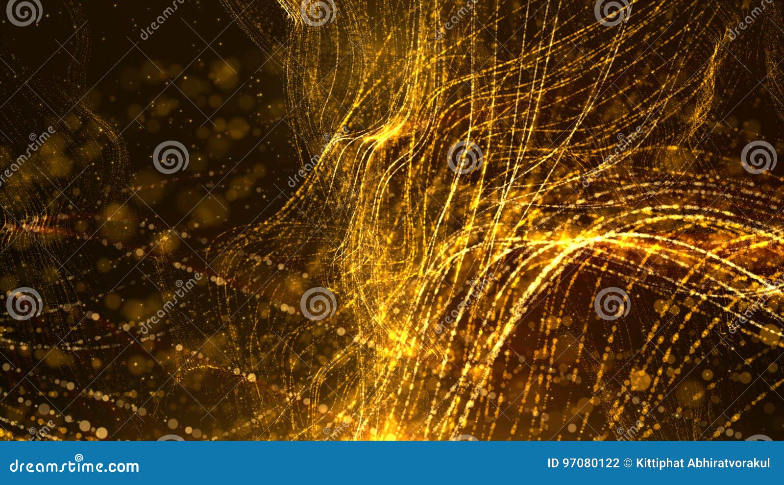 Digital Cyber Space Particles Stock Illustration - Illustration of ...