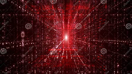 Digital Cyberspace Particles and Digital Data Network Connections ...