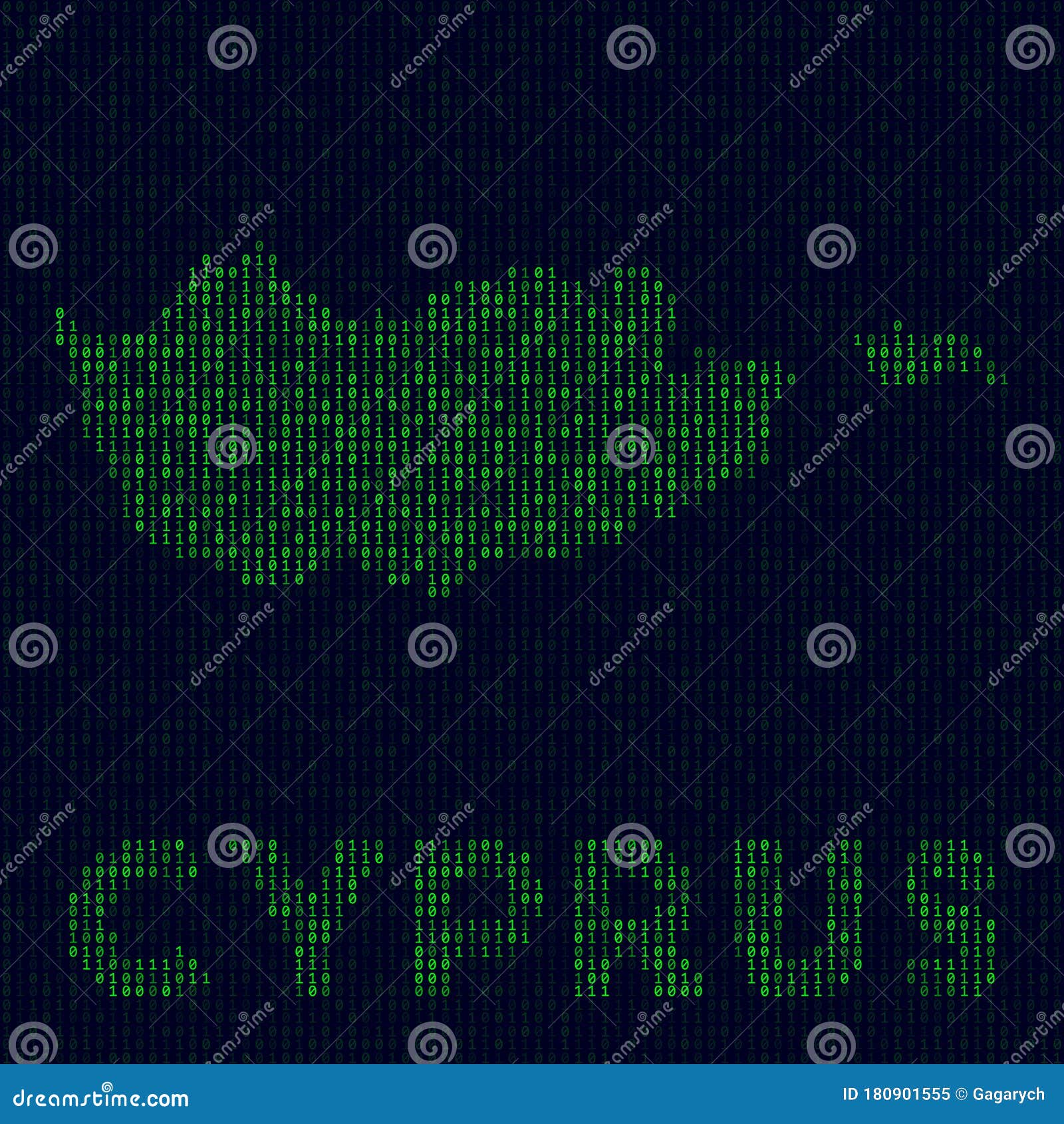 Digital Cyprus logo. stock vector. Illustration of communication ...