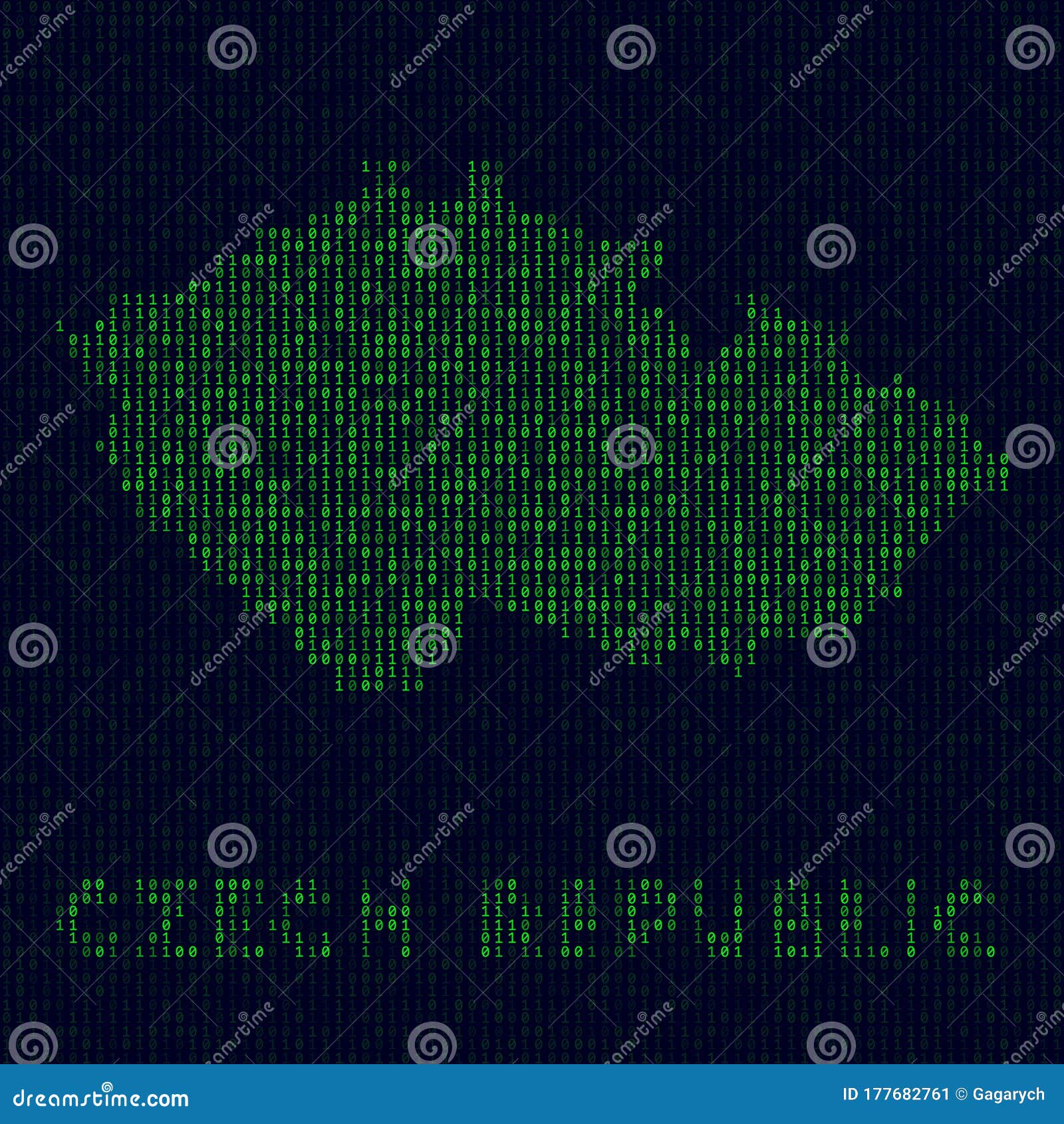 Digital Czech Republic Logo. Stock Vector - Illustration of europe ...