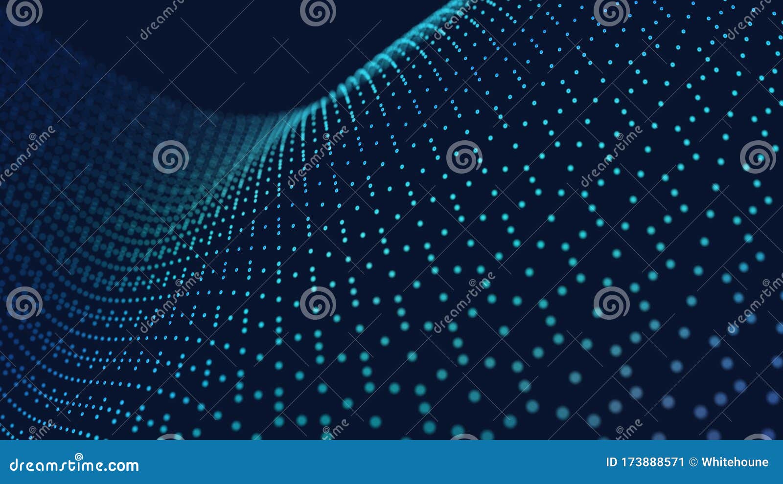 Abstract Information Cluster Digital Background for Technology Projects ...